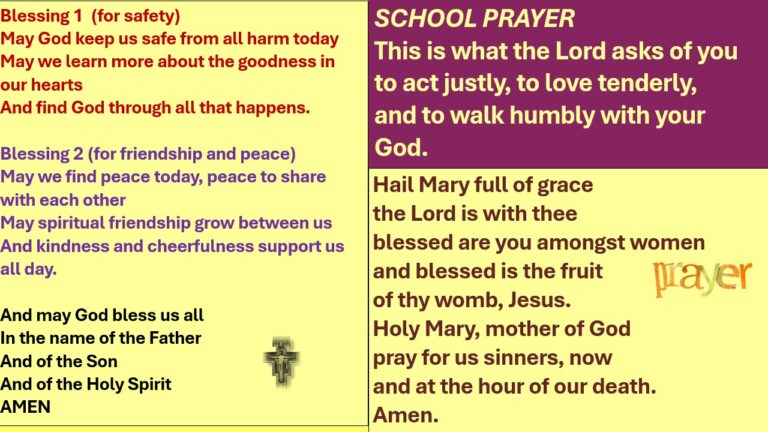 Prayer - St Paul's Catholic School